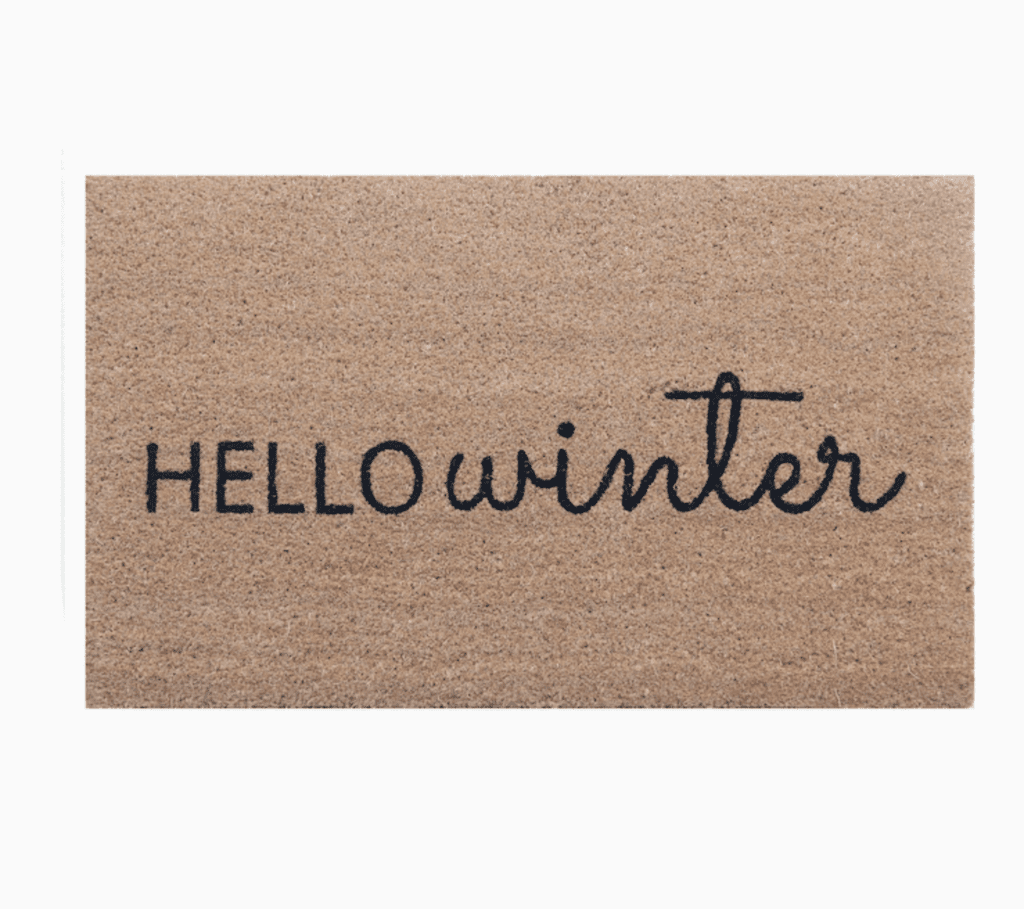 10 WINTER DOORMATS THAT WILL MAKE YOU FEEL RIGHT AT HOME