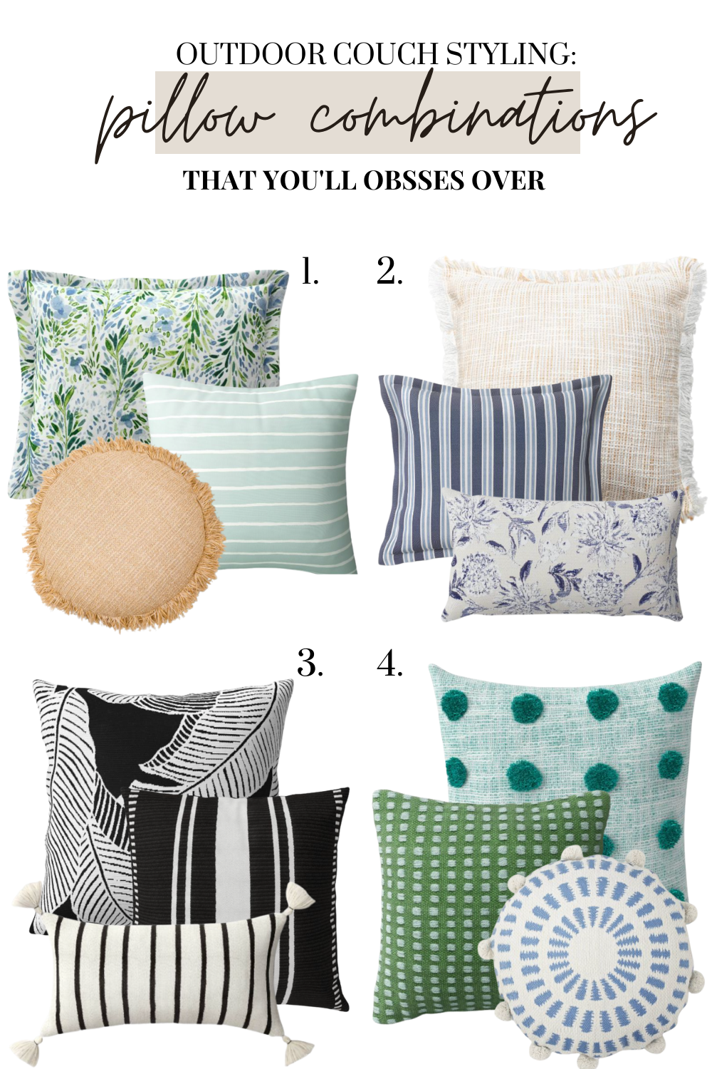 HOW TO STYLE YOUR OUTDOOR COUCH WITH OUTDOOR PILLOWS