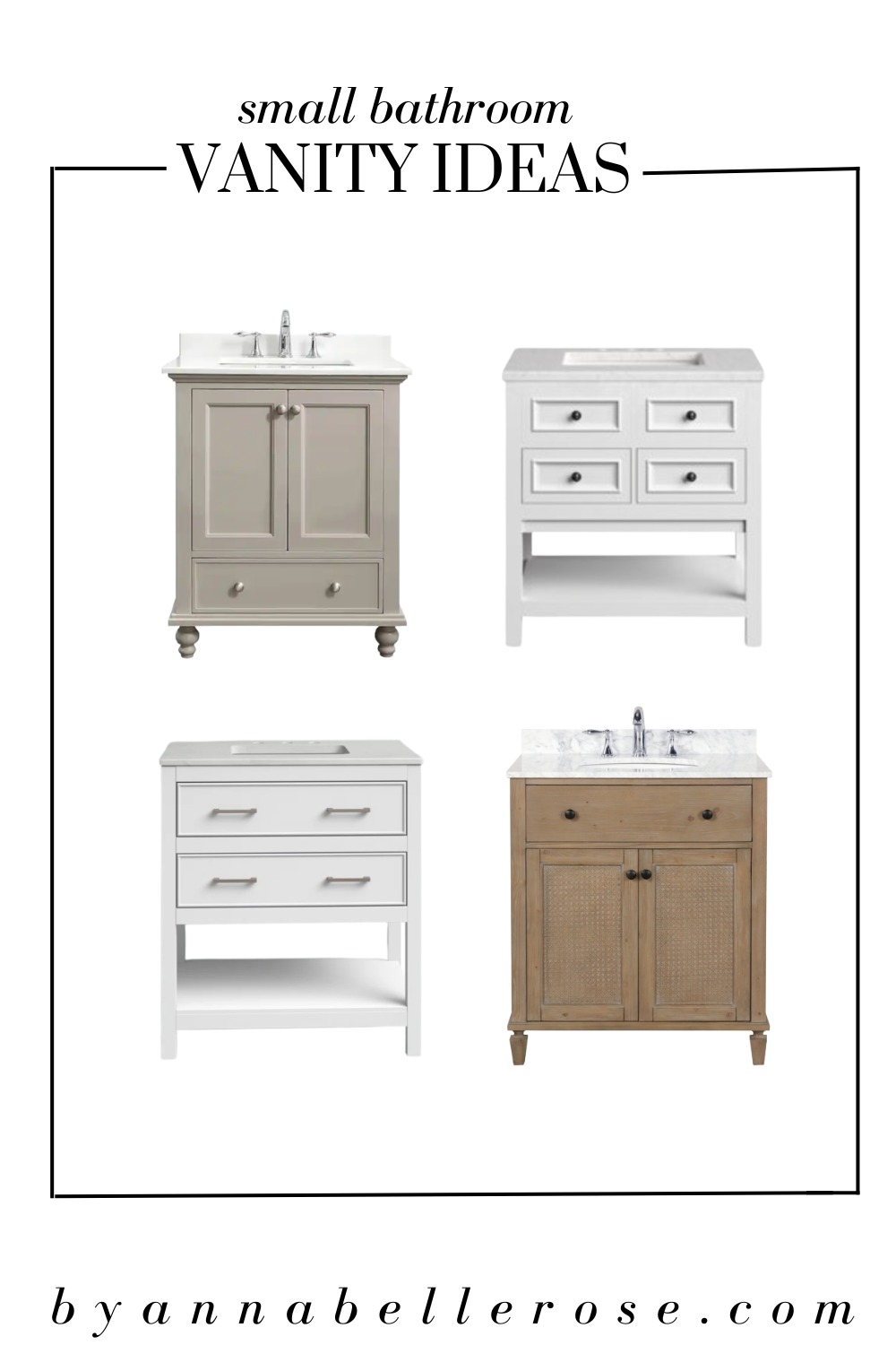 TRENDY SMALL BATHROOM VANITY IDEAS FOR A STUNNING SMALL BATHROOM - By ...