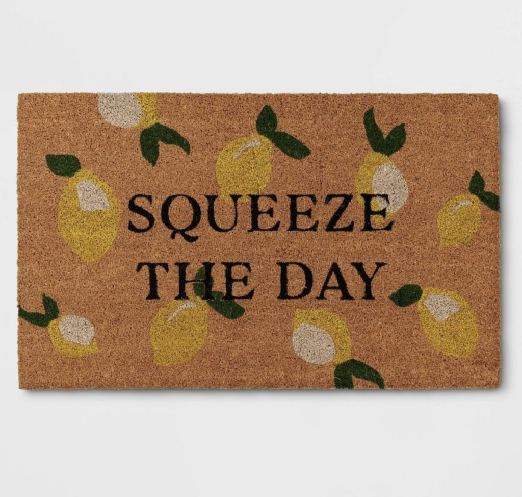 FRONT DOOR DECOR IDEAS FOR SUMMER: DOORMATS FROM TARGET YOU’LL LOVE