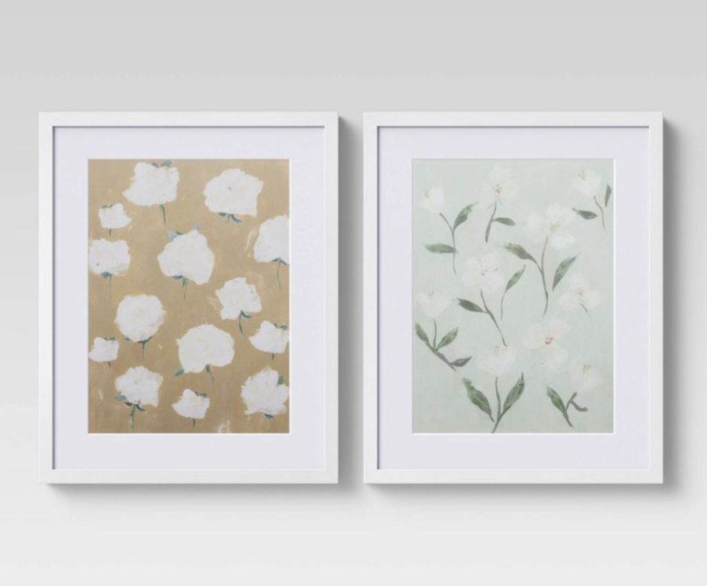 9 AFFORDABLE FRAMED FLORAL WALL ART PIECES YOU NEED TO SEE