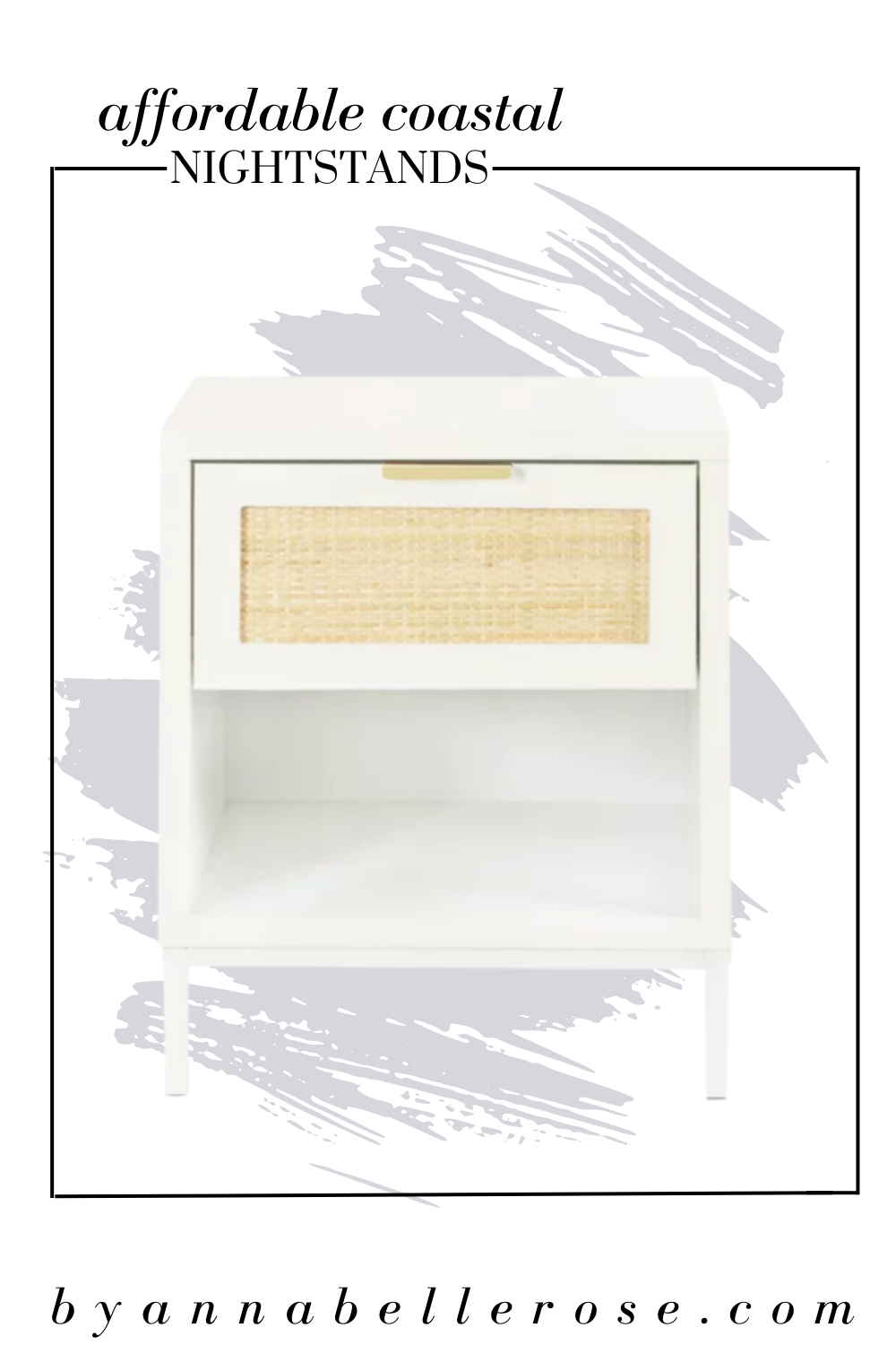 11 INSANELY GOOD COASTAL NIGHTSTANDS UNDER $100 - By Annabelle Rose