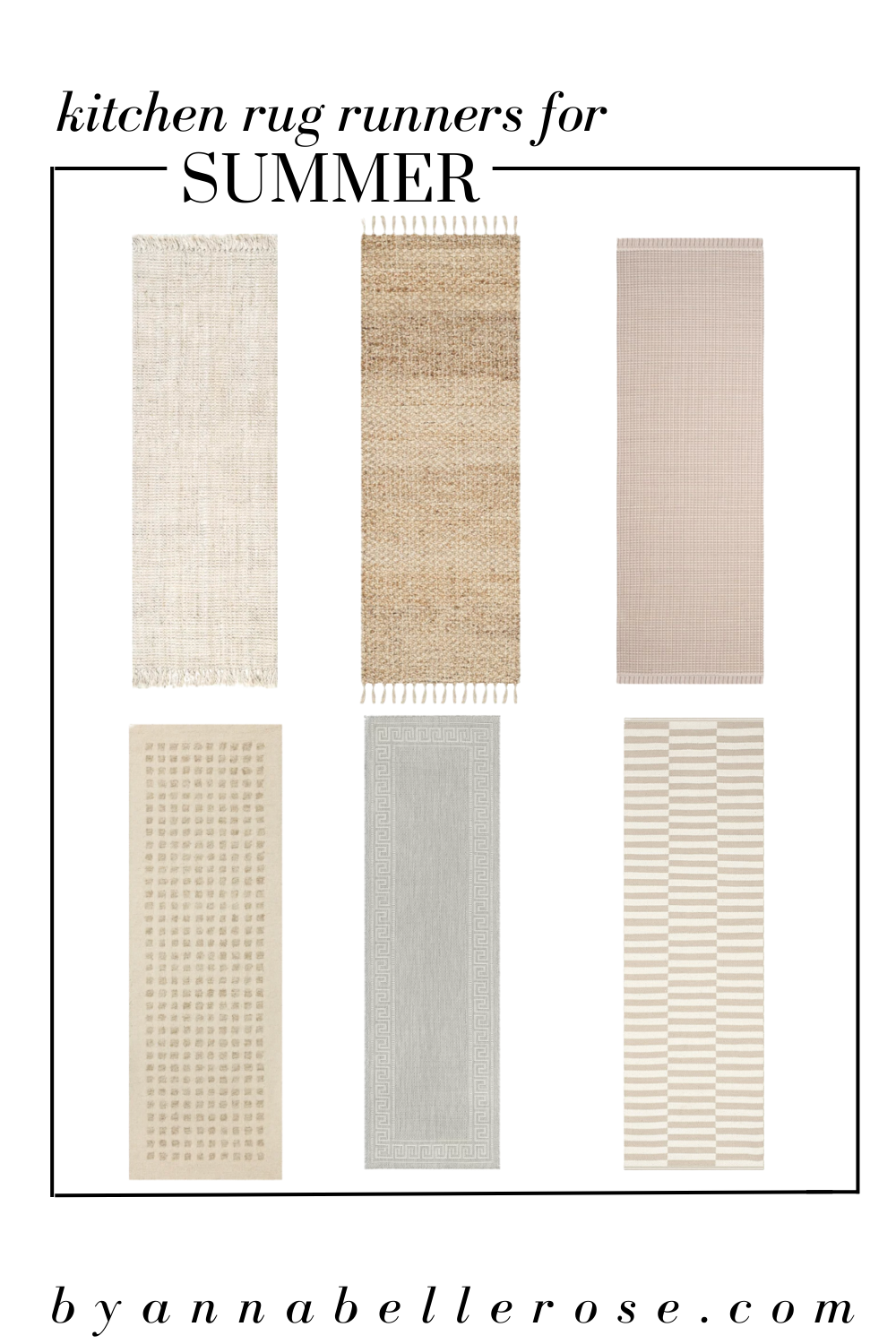 SUMMER KITCHEN DECOR: THE BEST KITCHEN RUG RUNNERS