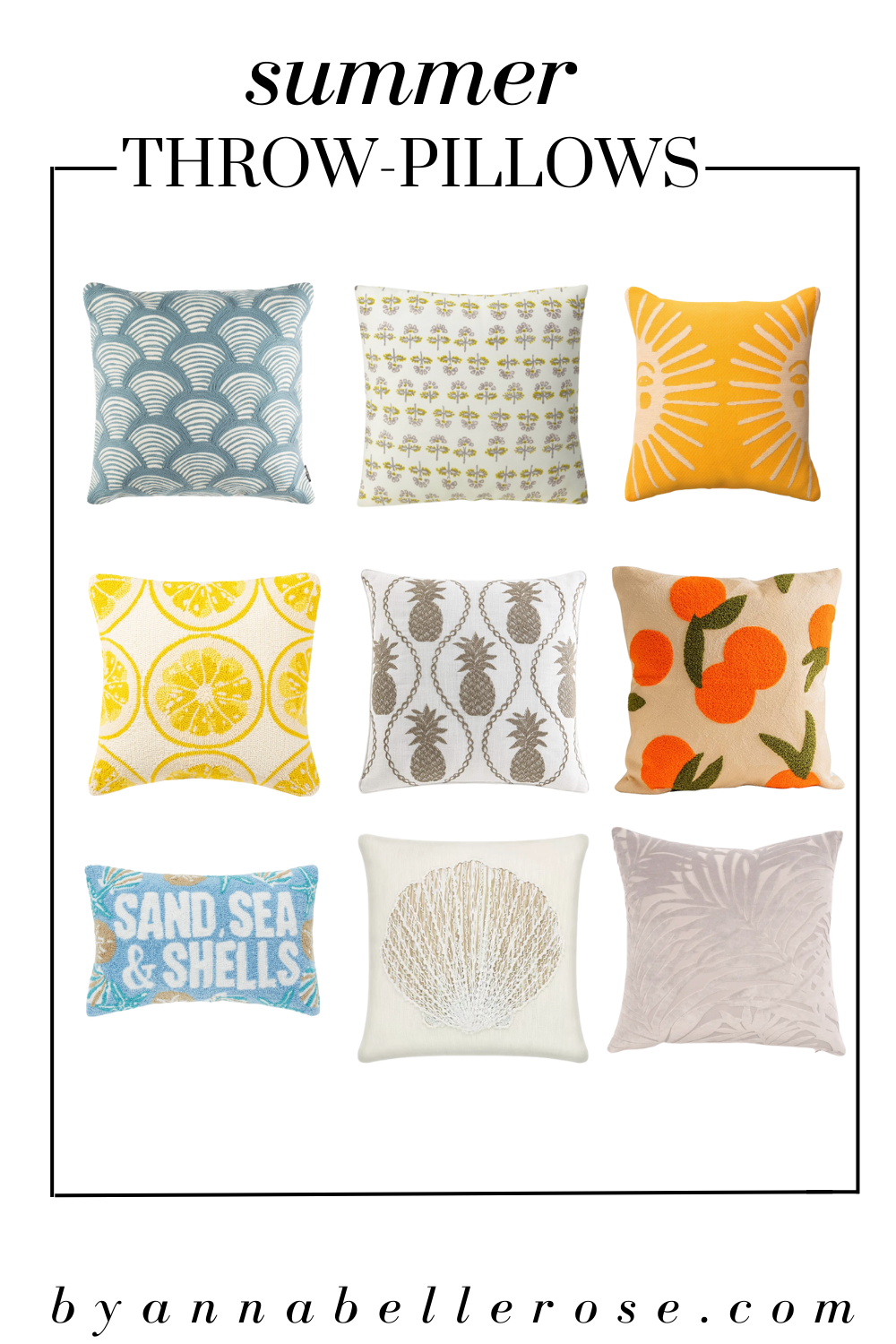 11 MUST HAVE SUMMER THROW PILLOWS YOU’RE GOING TO LOVE