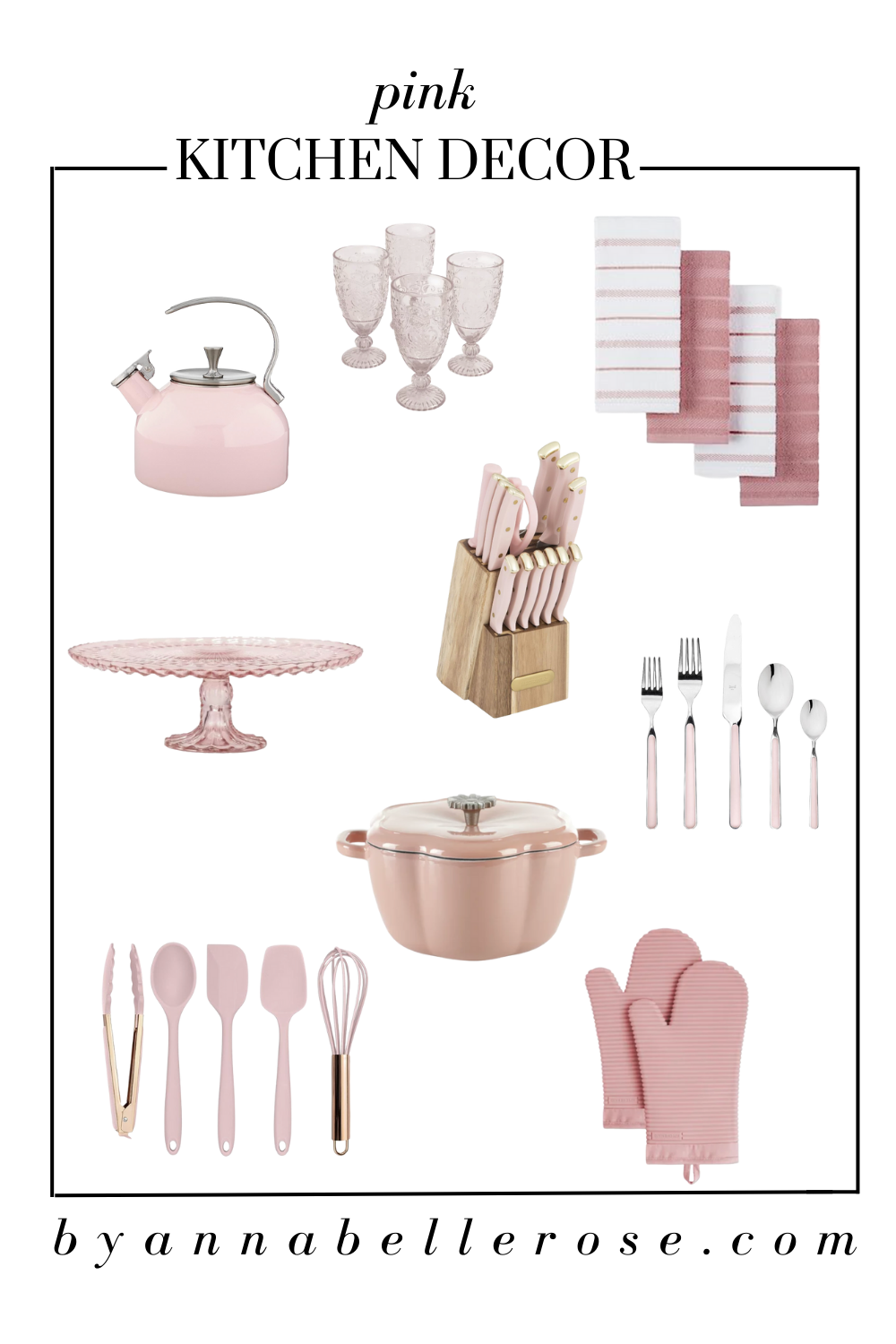 PRETTY PINK KITCHEN DECOR THAT YOU NEED - By Annabelle Rose