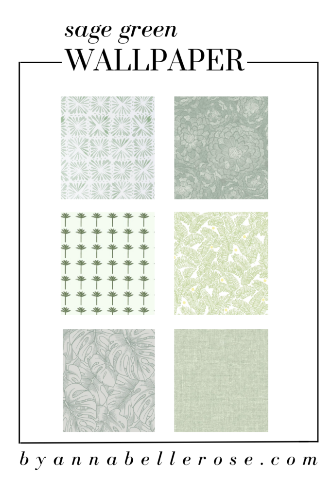 THE BEST SAGE GREEN WALLPAPER OPTIONS - By Annabelle Rose