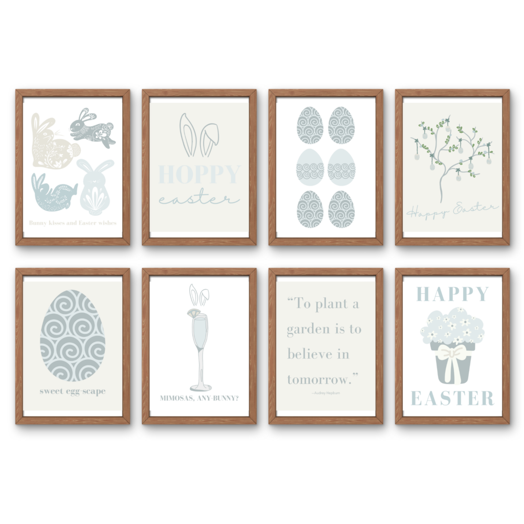 8 Free Easter Decorations to Print | Easter Decor Free Printables - By ...