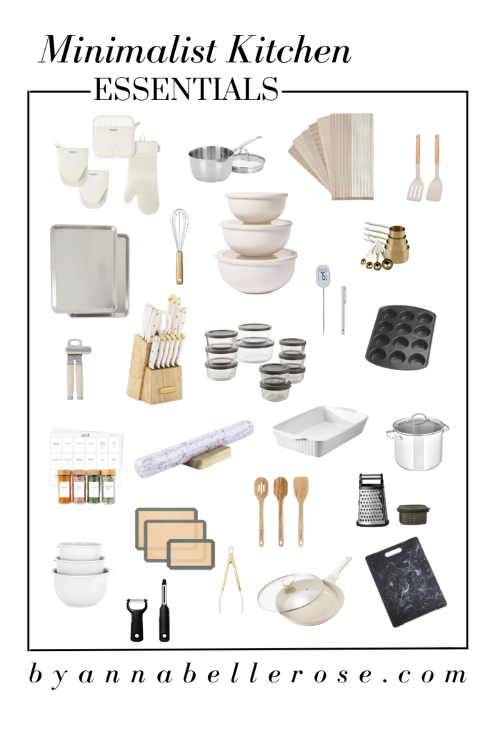26 Minimalist Kitchen Essentials that You Actually Need - By Annabelle Rose