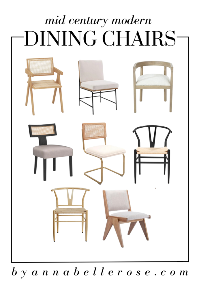 Dreamy Mid Century Modern Dining Chairs that Are Actually Affordable